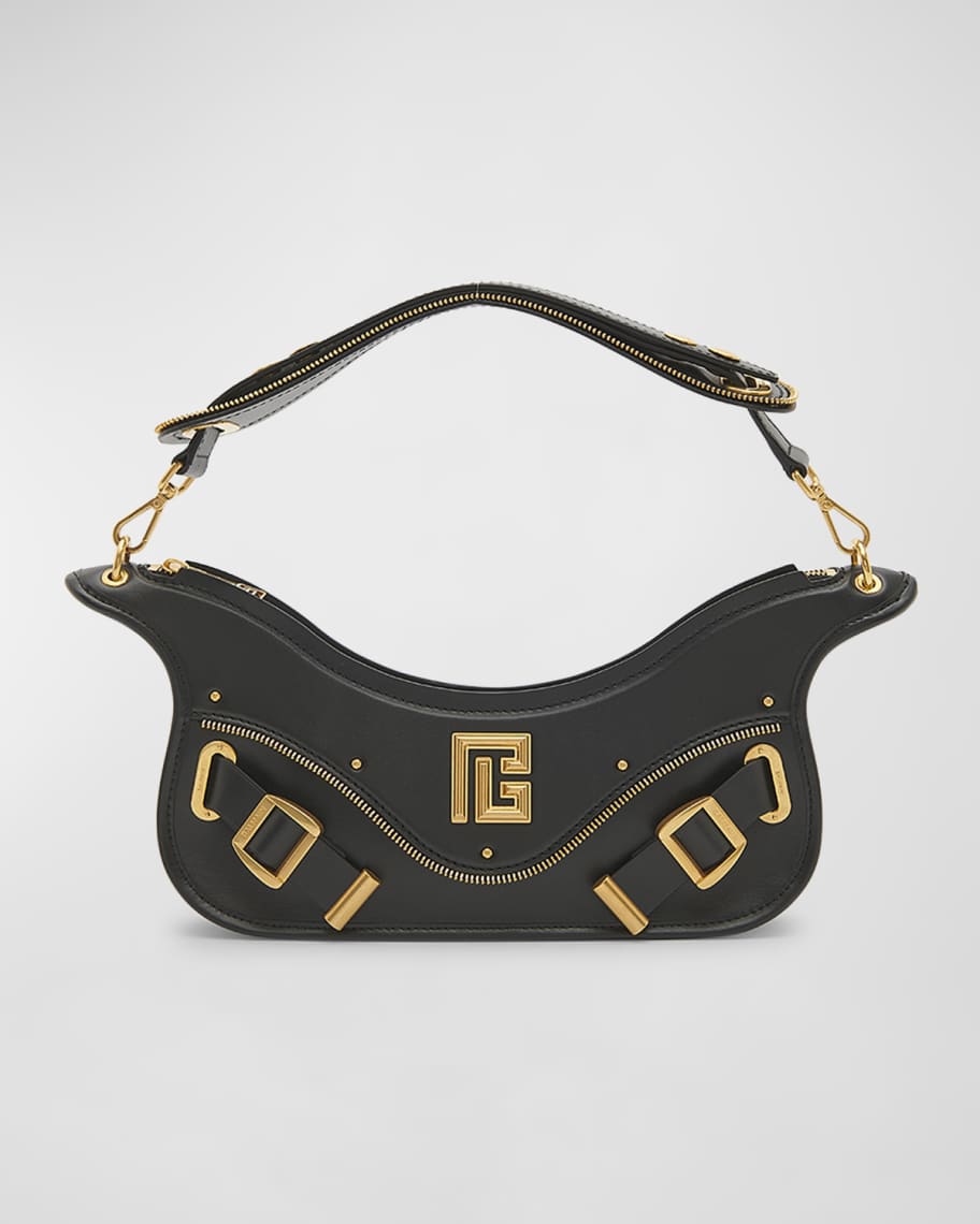 Balmain Blaze Zip Pouch Shoulder Bag | Neiman Marcus