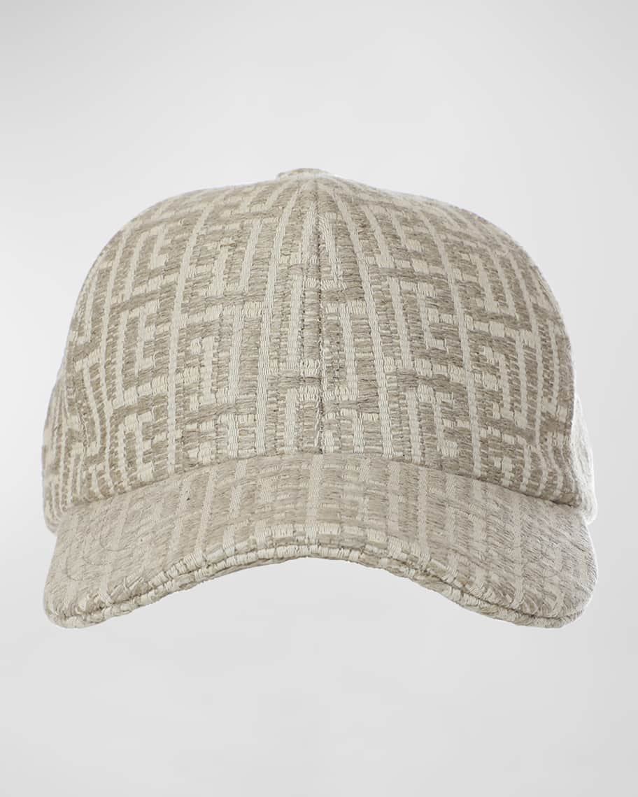 Balmain Monogram Baseball Cap | Neiman Marcus
