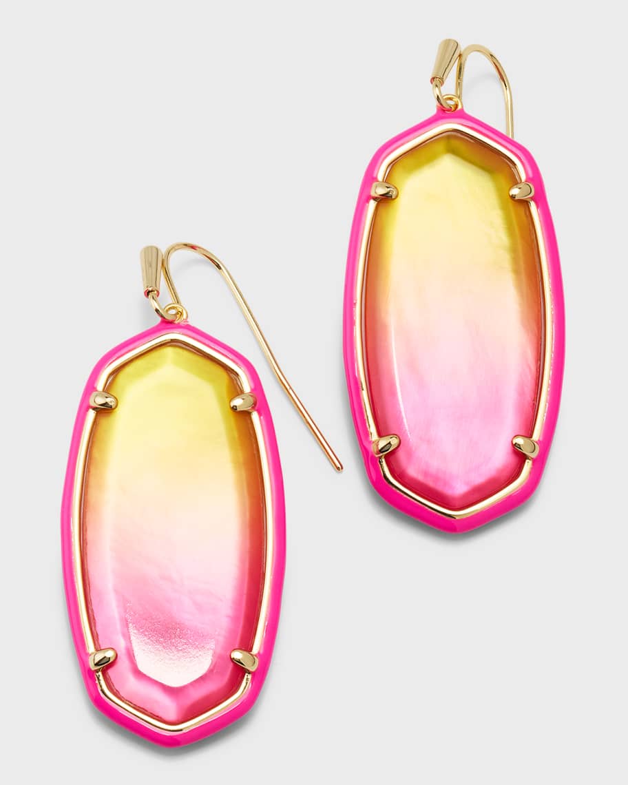 Kendra Scott Elle Enamel Ombre Drop Earrings | Neiman Marcus