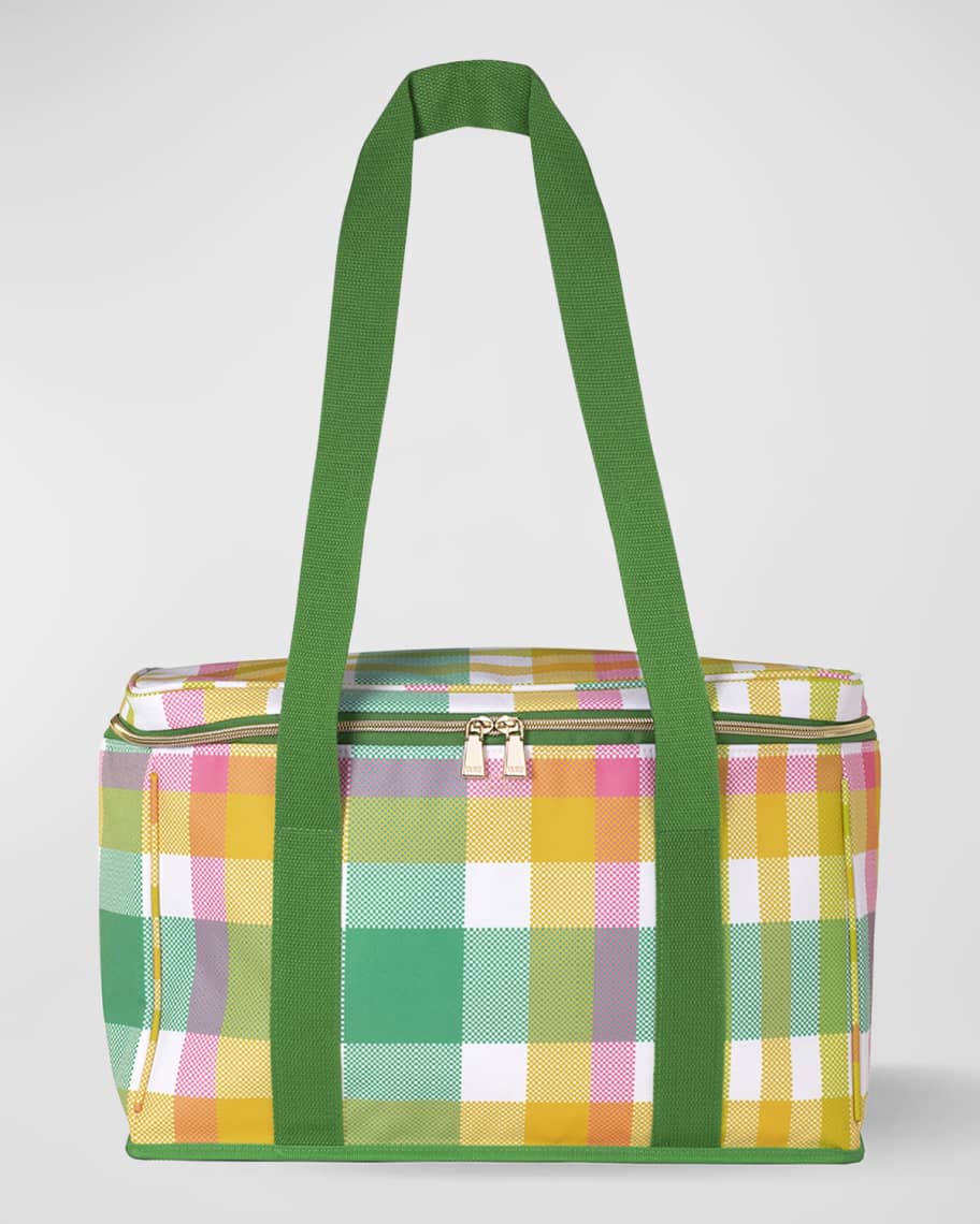kate spade new york garden plaid cooler bag | Neiman Marcus