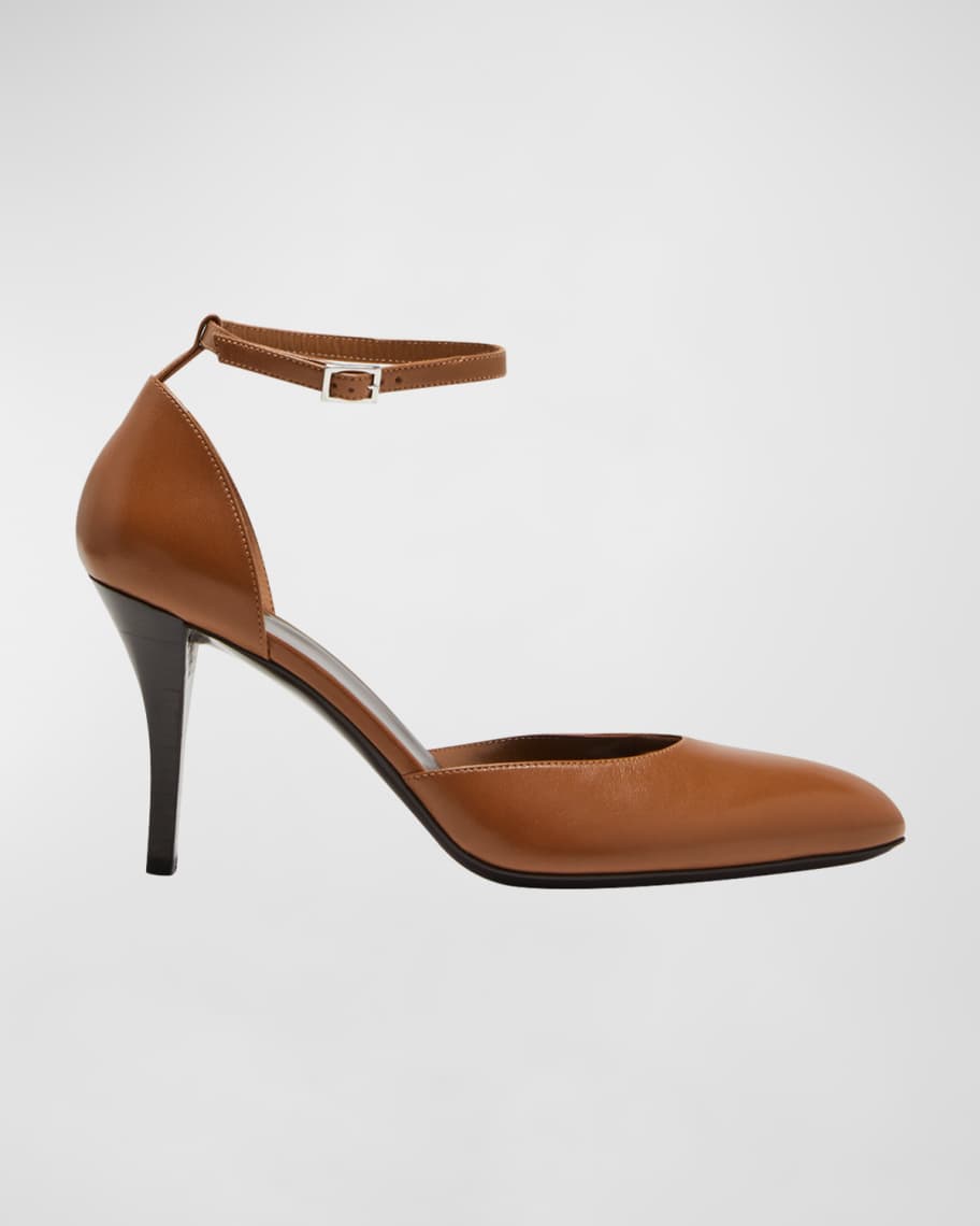 THE ROW Demi Leather Pumps | Neiman Marcus