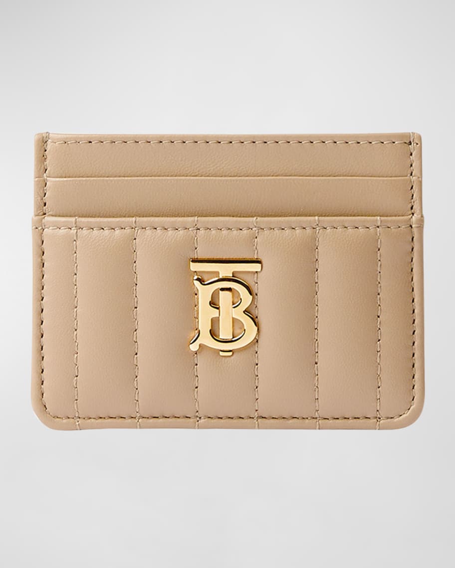 Burberry Lola Quilted Leather Card Case | Neiman Marcus