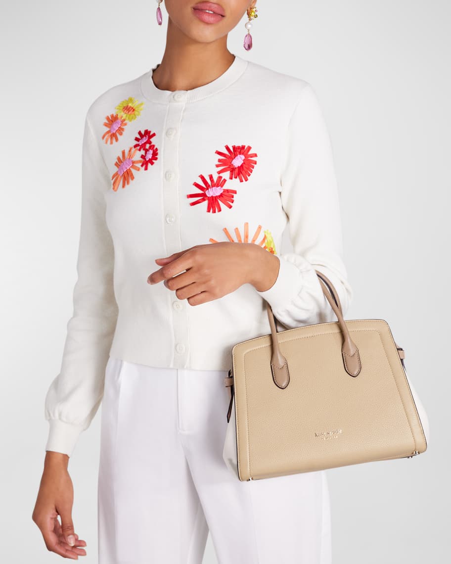 kate spade new york knott medium colorblock leather satchel bag ...