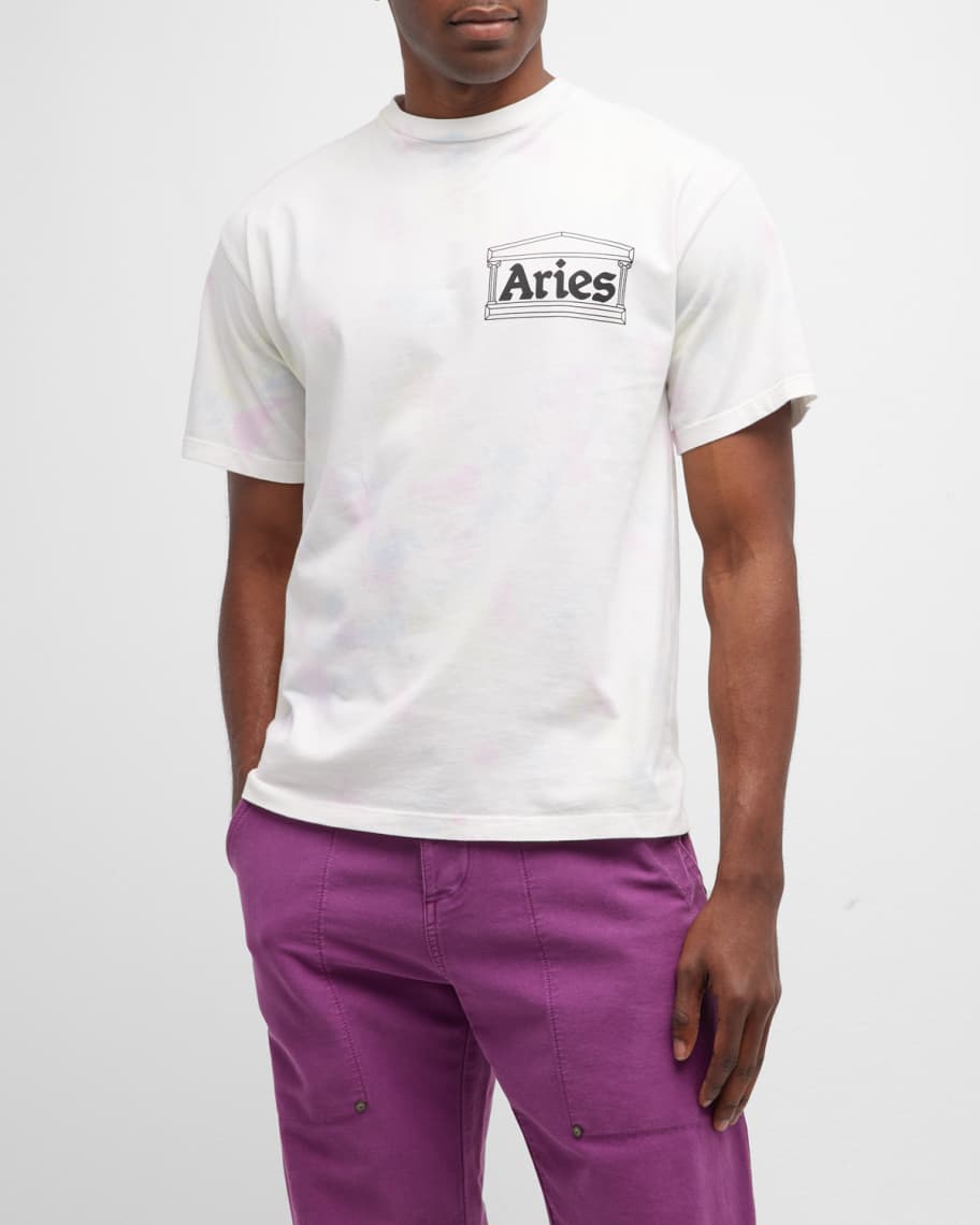 Aries Men's Temple Logo T-Shirt | Neiman Marcus