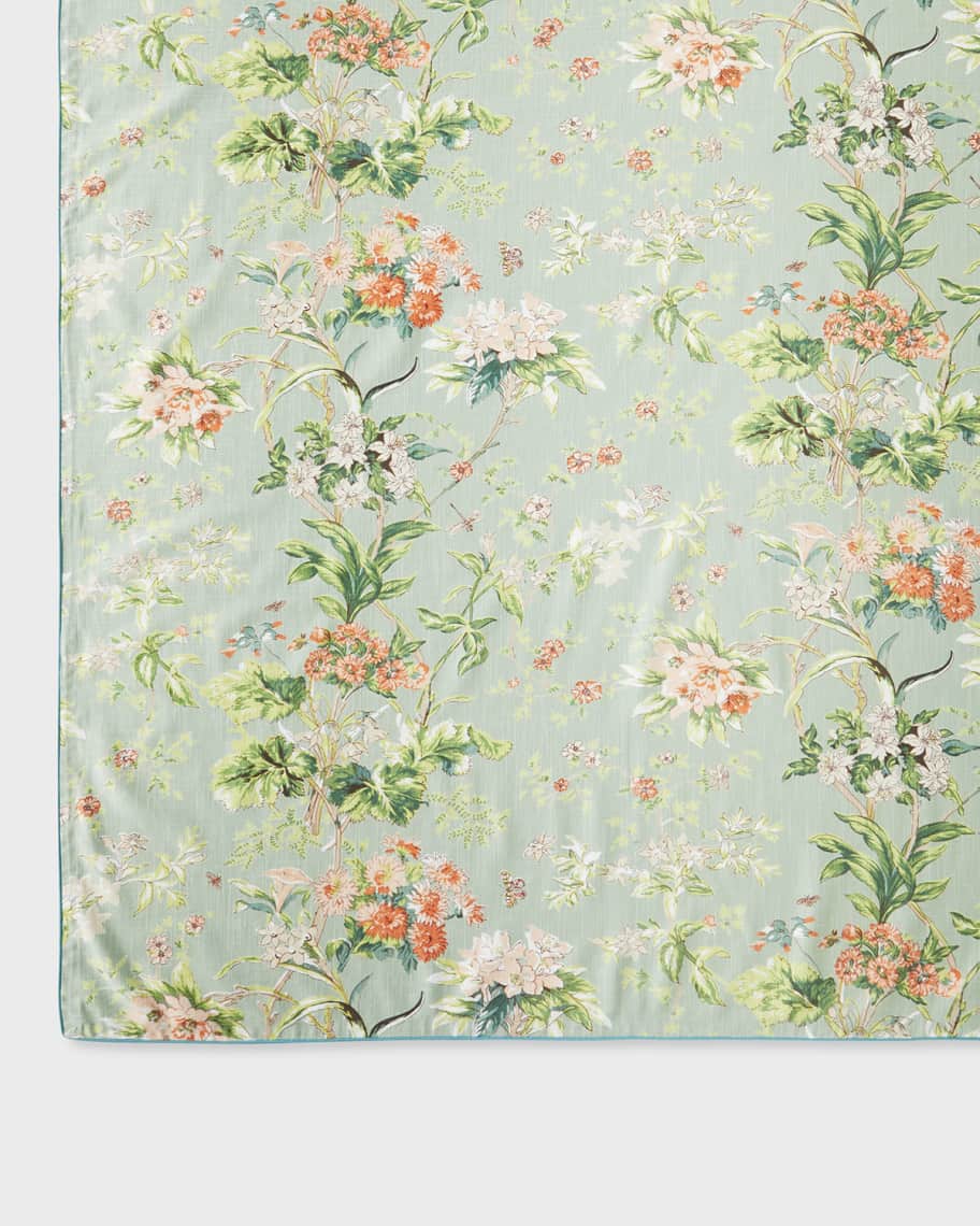 Handprint Corsica Leaf Tablecloth, 108" x 72" | Neiman Marcus