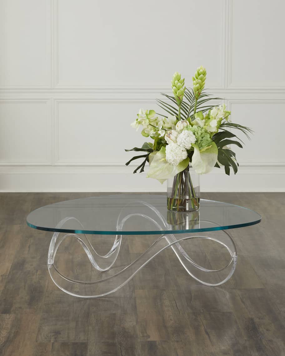 Interlude Home Westin Wave Grand Cocktail Table | Neiman Marcus