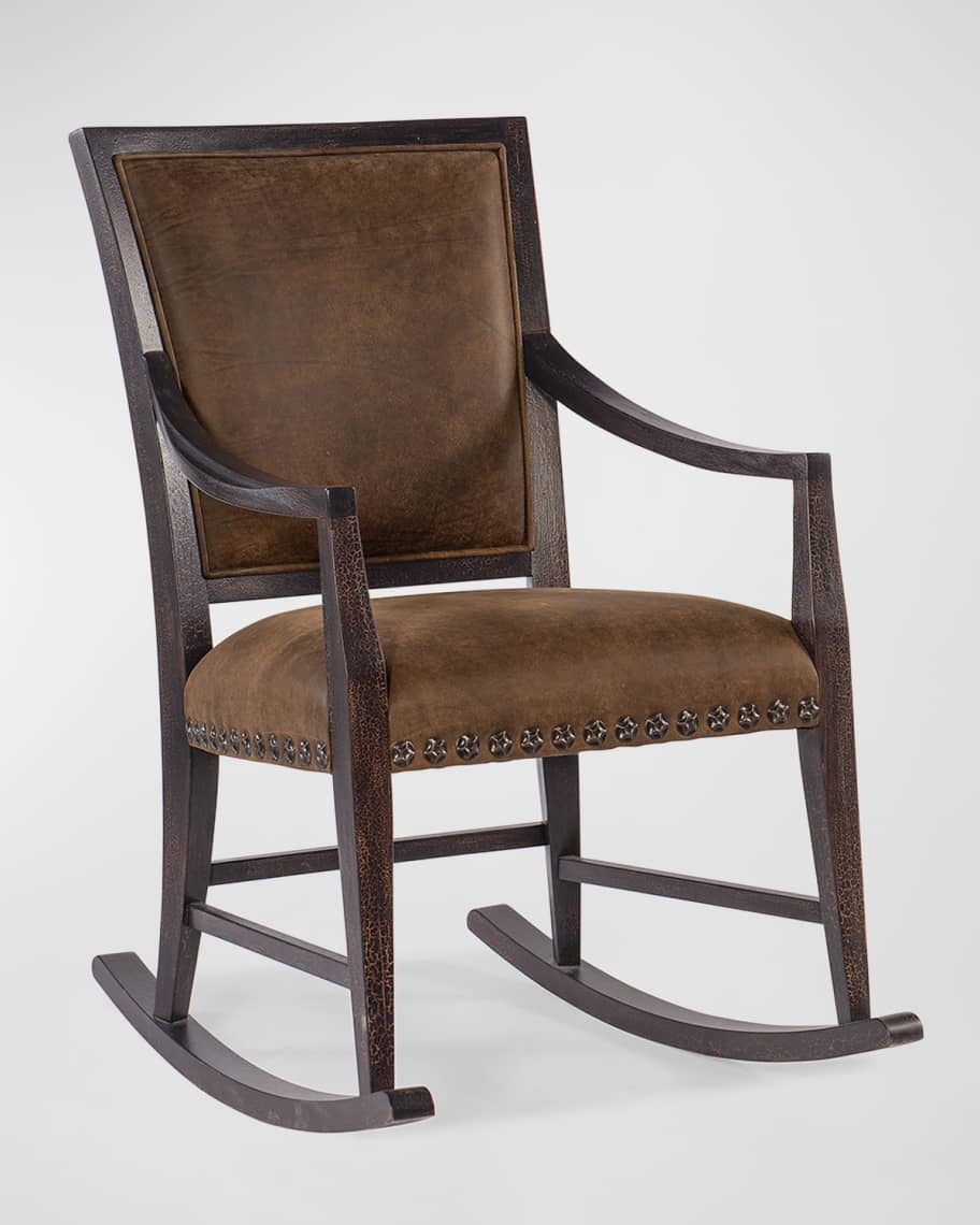 Hooker Furniture Big Sky Leather Rocking Chair | Neiman Marcus