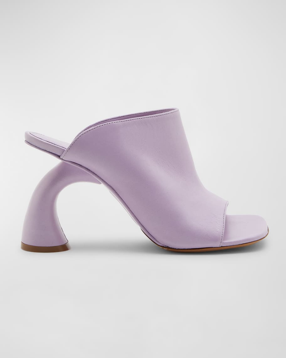 Dries Van Noten Virgo Leather Mule Sandals | Neiman Marcus