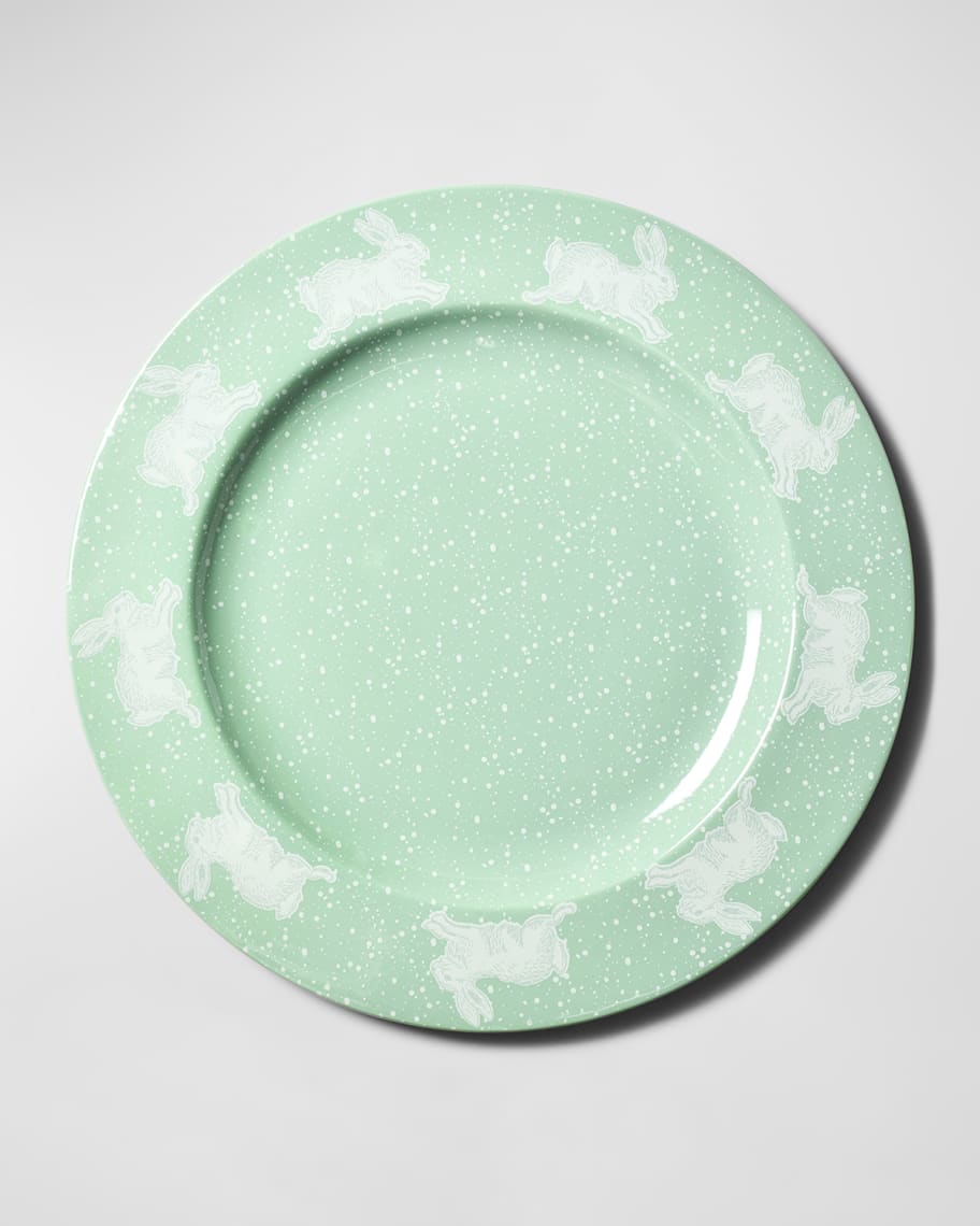 Coton Colors Speckled Rabbit Round Platter | Neiman Marcus