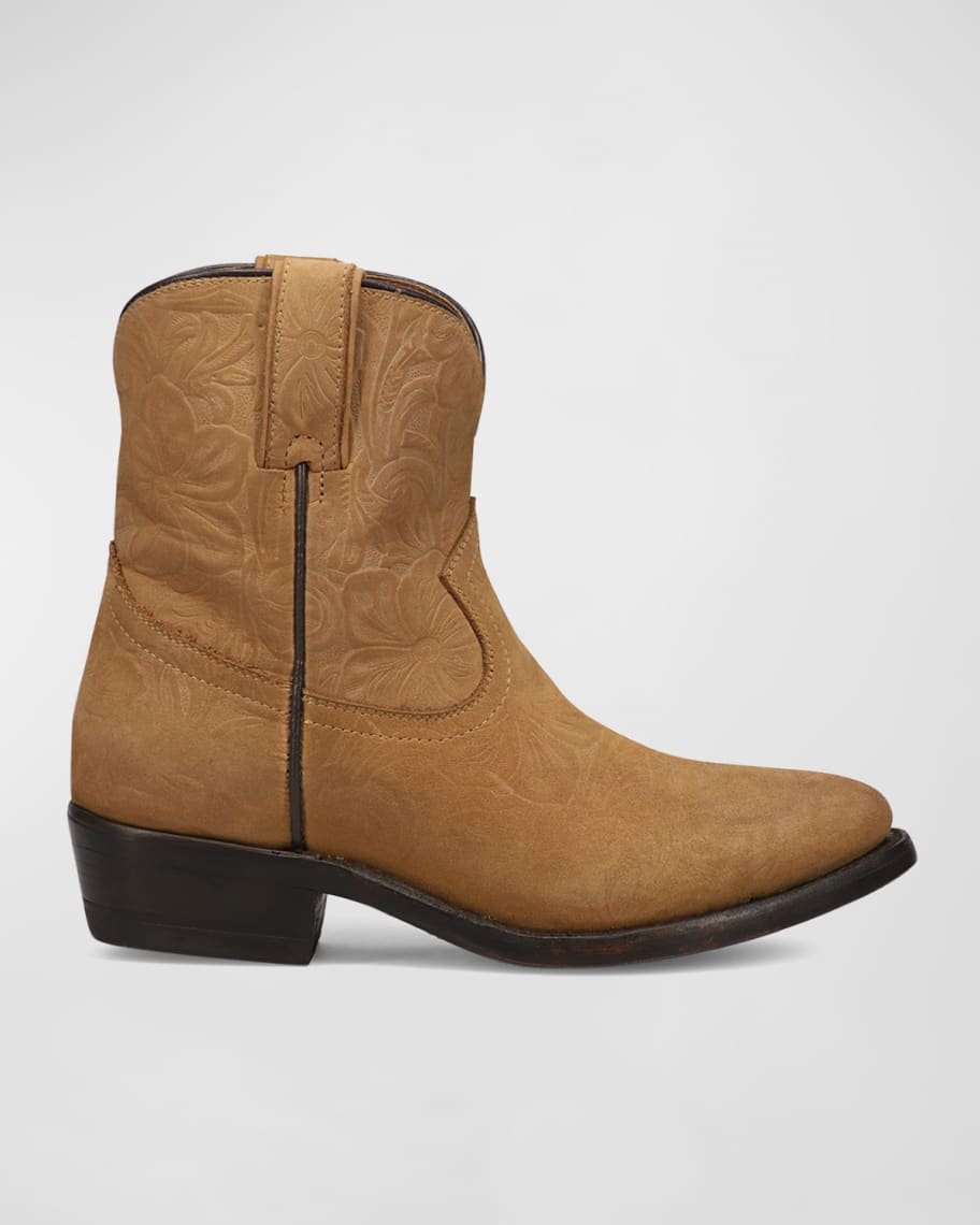 Frye Billy Leather Short Western Boots | Neiman Marcus