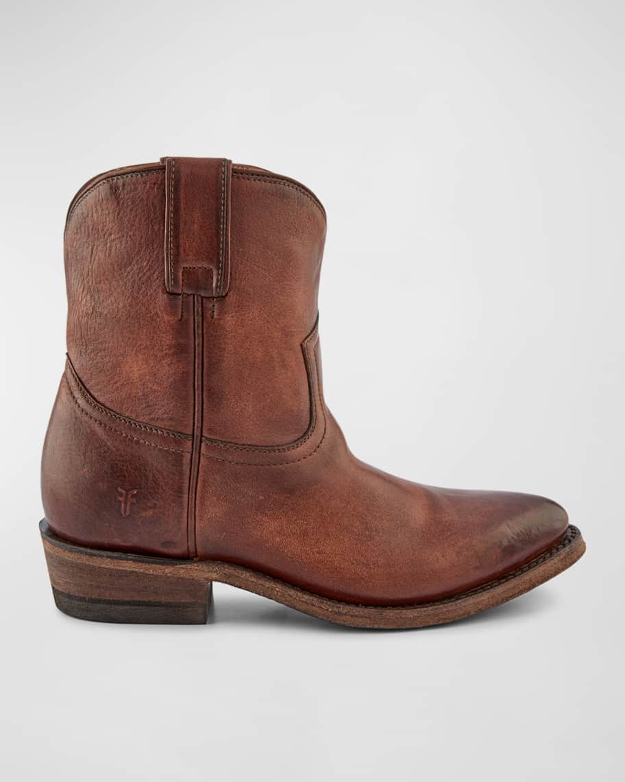 Frye Billy Leather Short Western Boots | Neiman Marcus