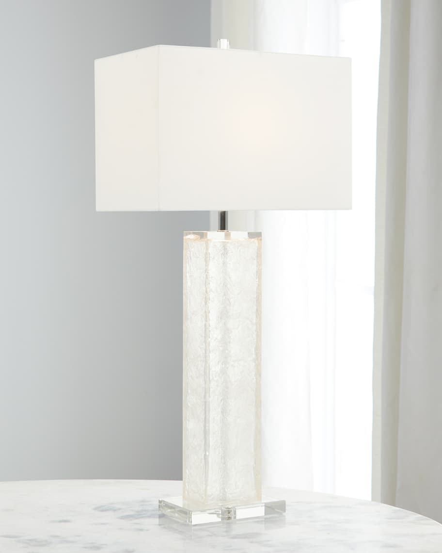 John-Richard Collection Ice Table Lamp | Neiman Marcus