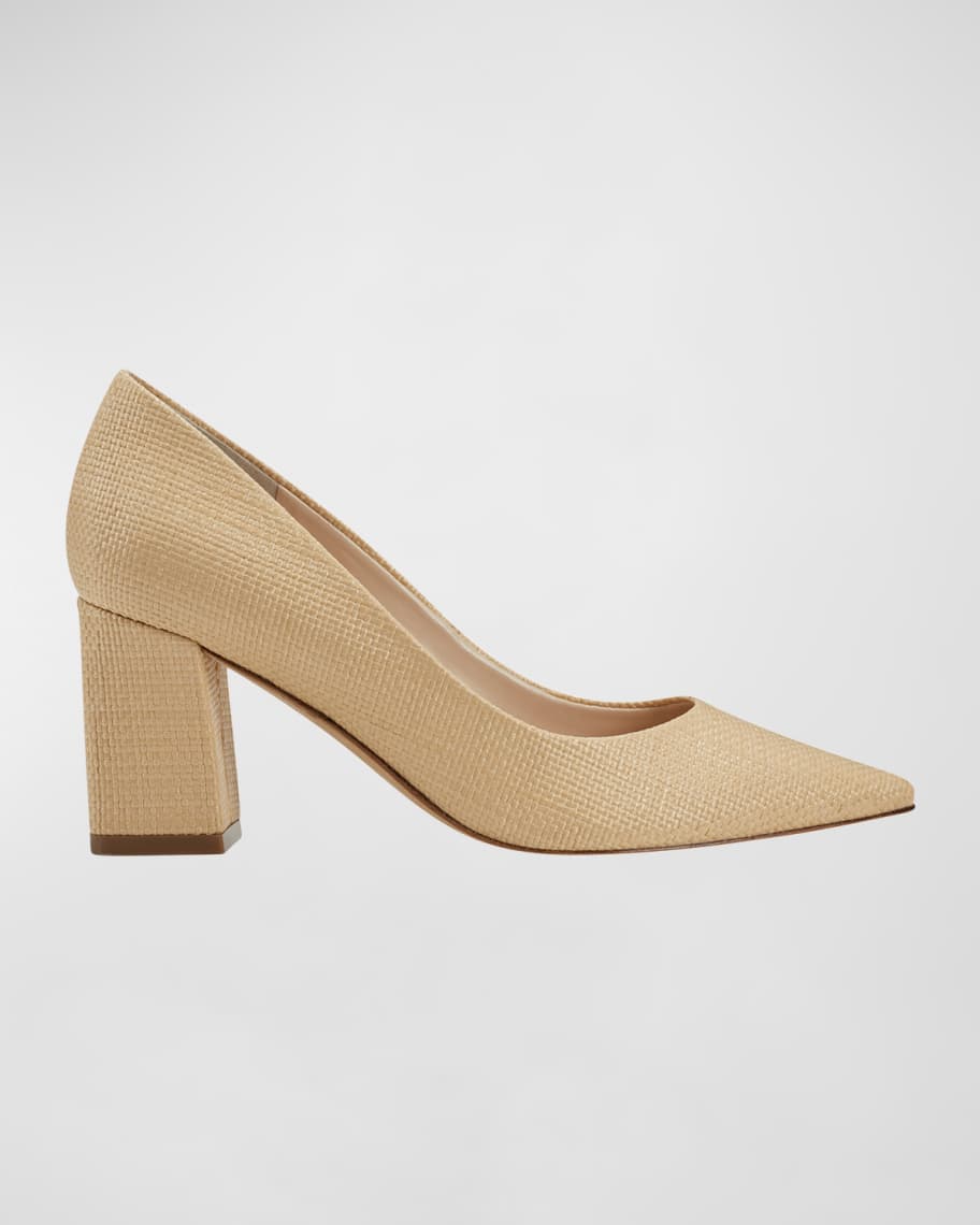 Marc Fisher LTD Zala Classic Block-Heel Pumps | Neiman Marcus