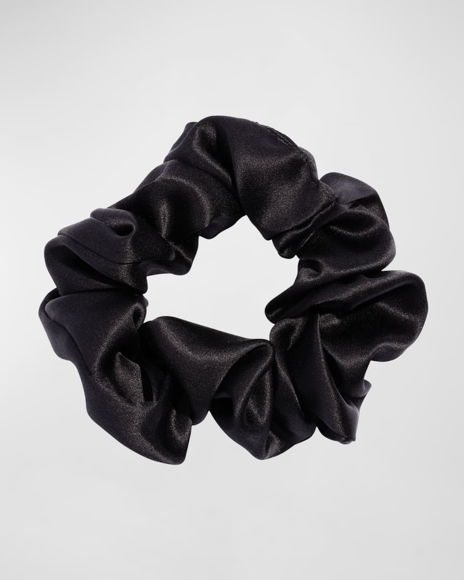L. Erickson USA Silky Charmeuse Medium Pony Scrunchie | Neiman Marcus