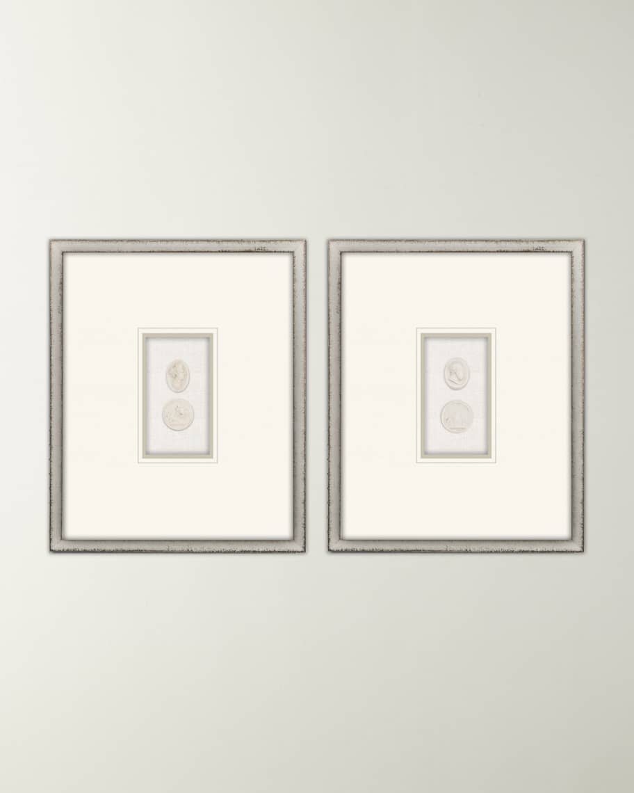 Portrait Intaglio I, Set of 2 | Neiman Marcus