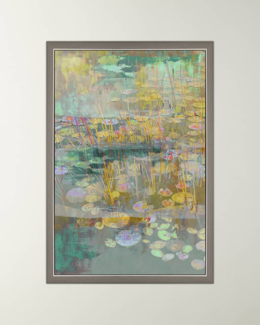 "Reeds and Lilies I" Giclee | Neiman Marcus