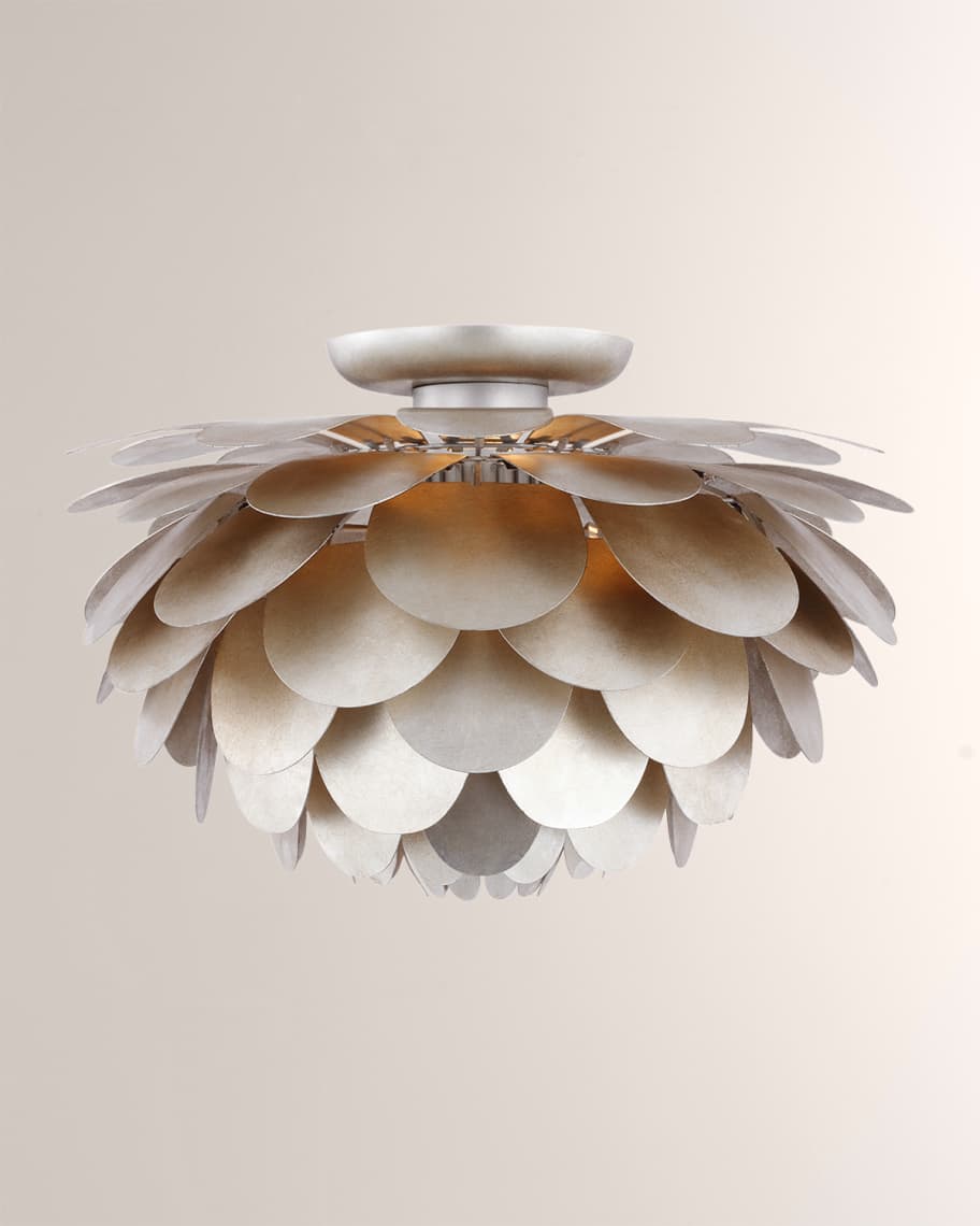 Visual Comfort Signature Cynara Large Flush Mount by Chapman & Myers ...