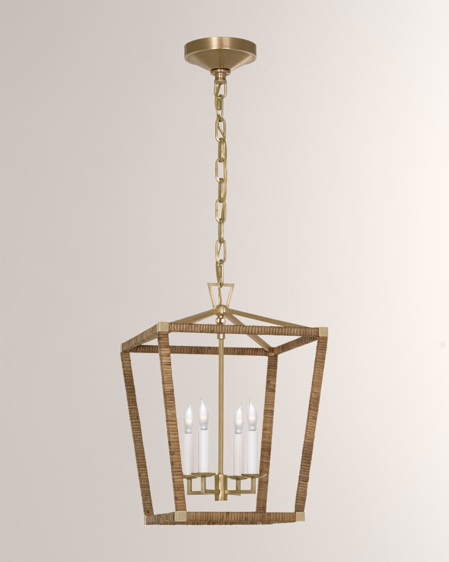 Visual Comfort Signature Darlana Small Rattan Wrapped Lantern by ...