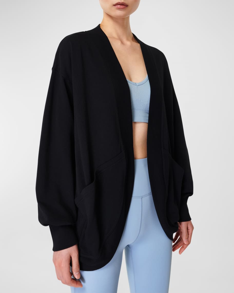 Sweaty Betty Cora French Terry Longline Cardigan | Neiman Marcus