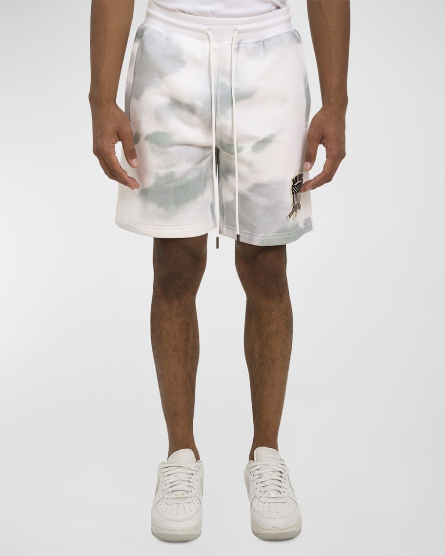 AVIREX Men's Sky Camo Fleece Shorts | Neiman Marcus