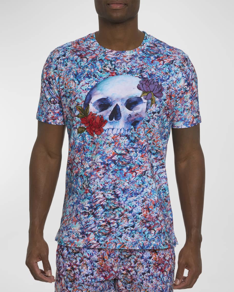 Robert Graham Men's Glass Skull Graphic T-Shirt | Neiman Marcus