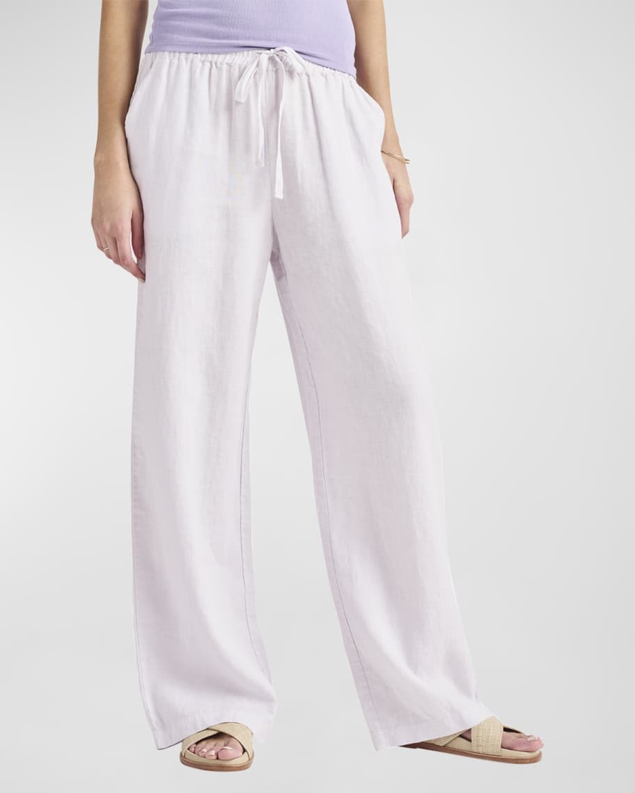 Splendid Nolan Easy Cotton Drawstring Pants | Neiman Marcus