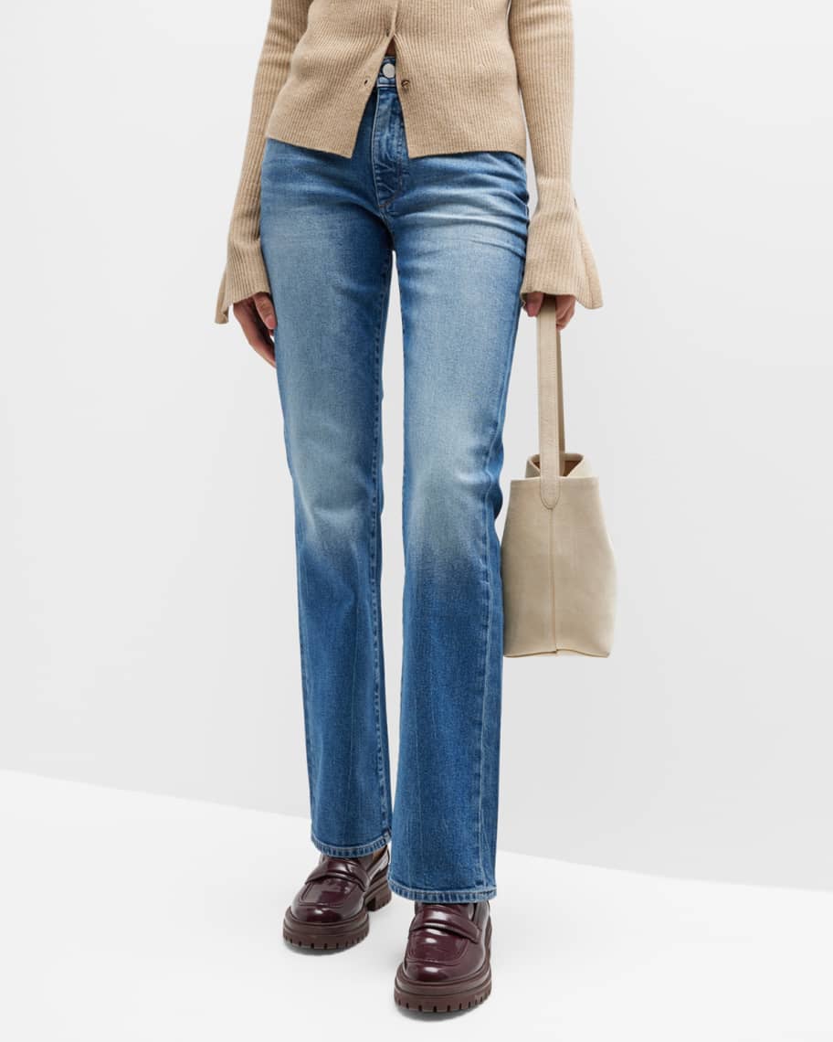 DL1961 Joni Low-Rise Slim Bootcut Jeans | Neiman Marcus