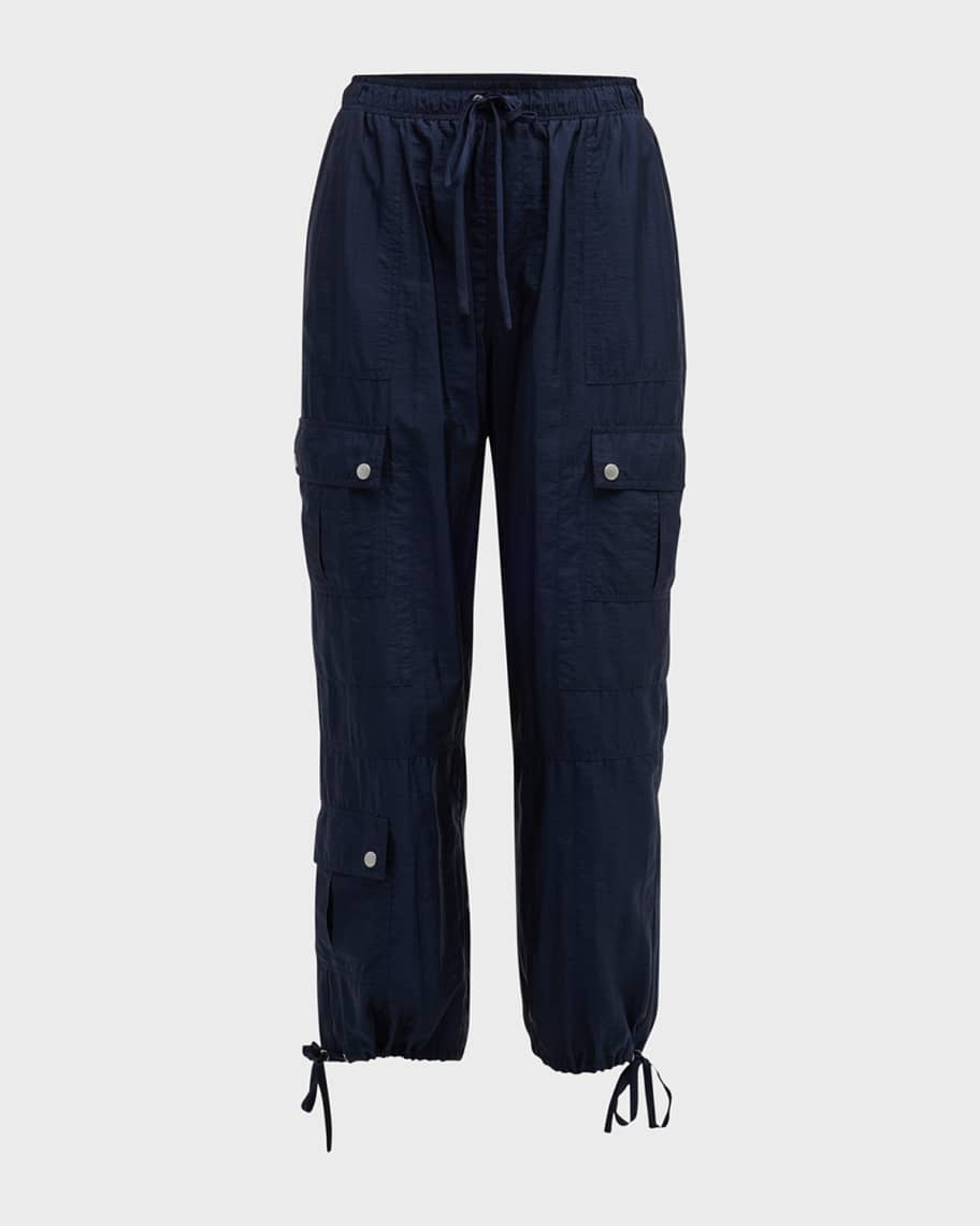 Cinq a Sept Nitsan Tie-Cuff Cargo Pants | Neiman Marcus