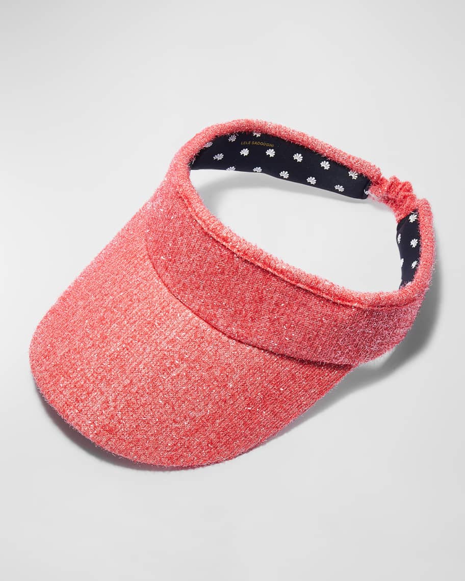 Lele Sadoughi Stretch Back Visor | Neiman Marcus