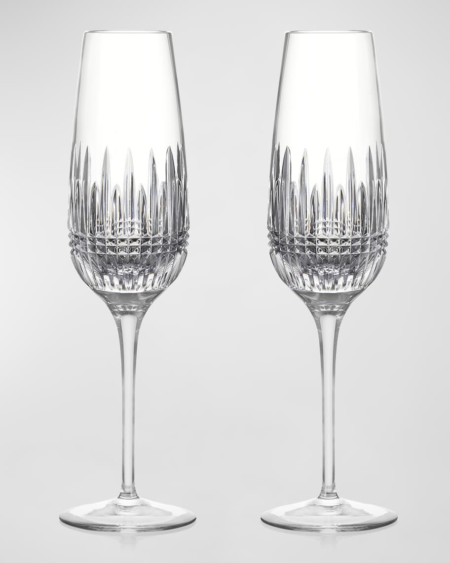 Waterford Crystal Lismore Diamond Essence Flutes, Set of 2 | Neiman Marcus