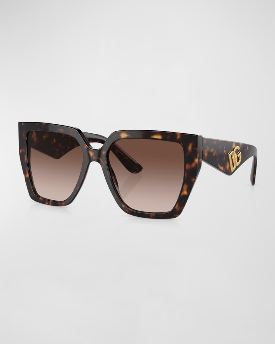 Dolce&Gabbana DG Oversized Acetate Cat-Eye Sunglasses | Neiman Marcus