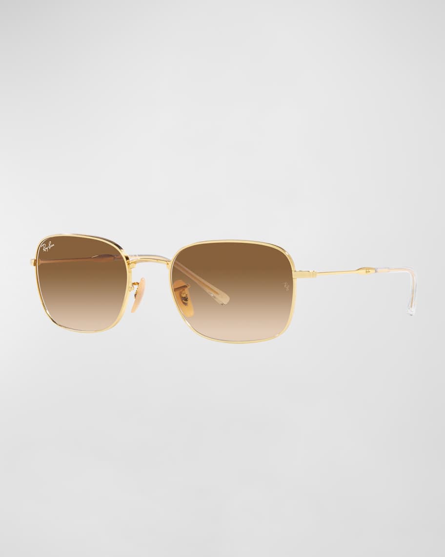 Ray-Ban Engraved Logo Square Metal & Crystal Sunglasses, 53MM | Neiman ...