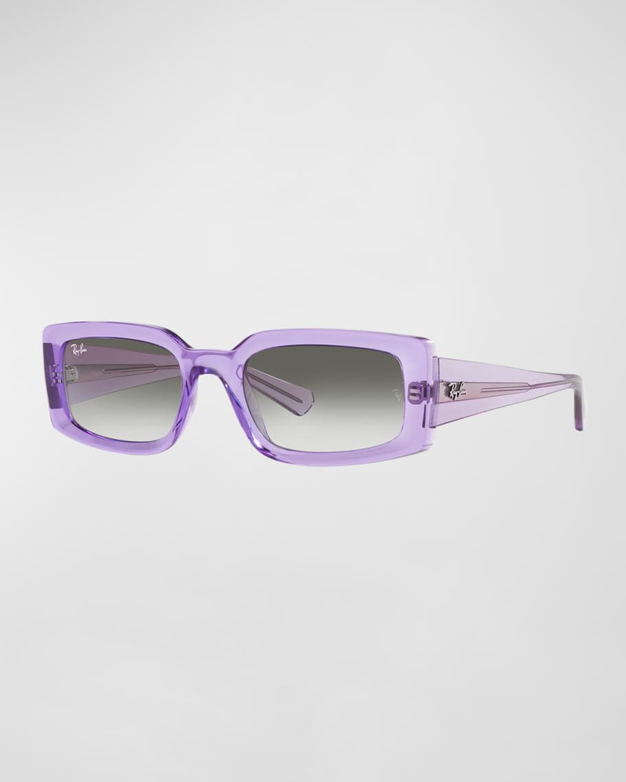 Ray-Ban Kiliane Gradient Plastic Rectangle Sunglasses | Neiman Marcus