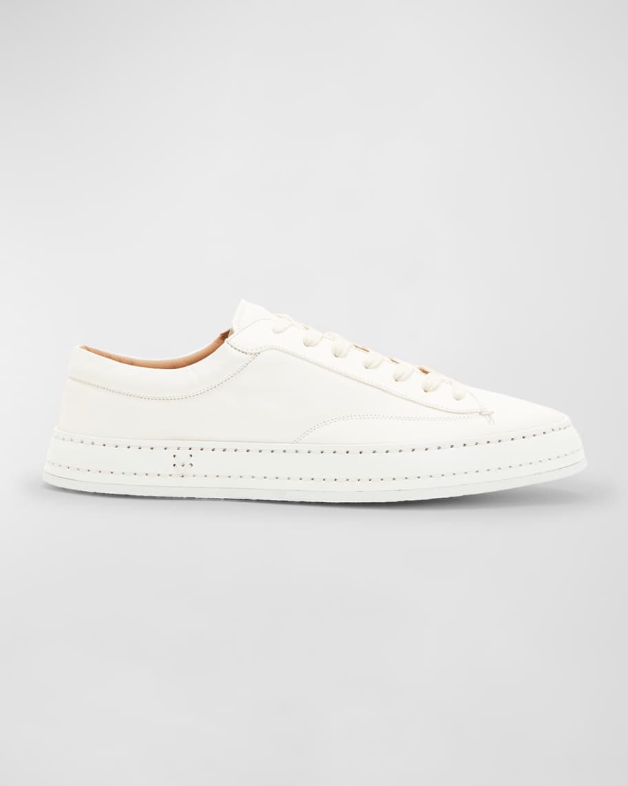 John Varvatos Men's Wooster Artisan Low-Top Leather Sneakers | Neiman ...