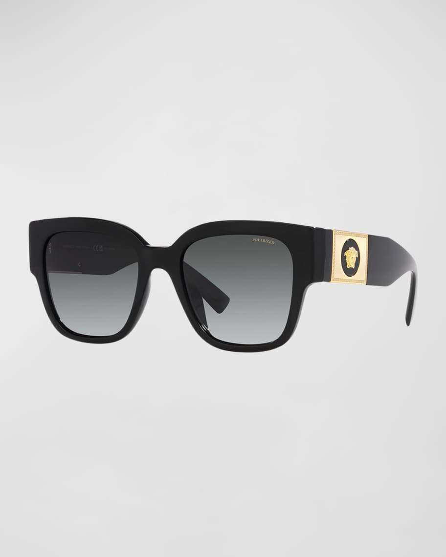 Versace Medusa Gradient Square Acetate Sunglasses | Neiman Marcus