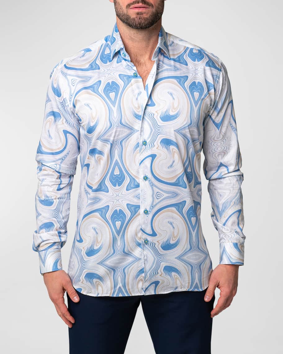 Maceoo Men's Fibonacci Magic Sport Shirt | Neiman Marcus
