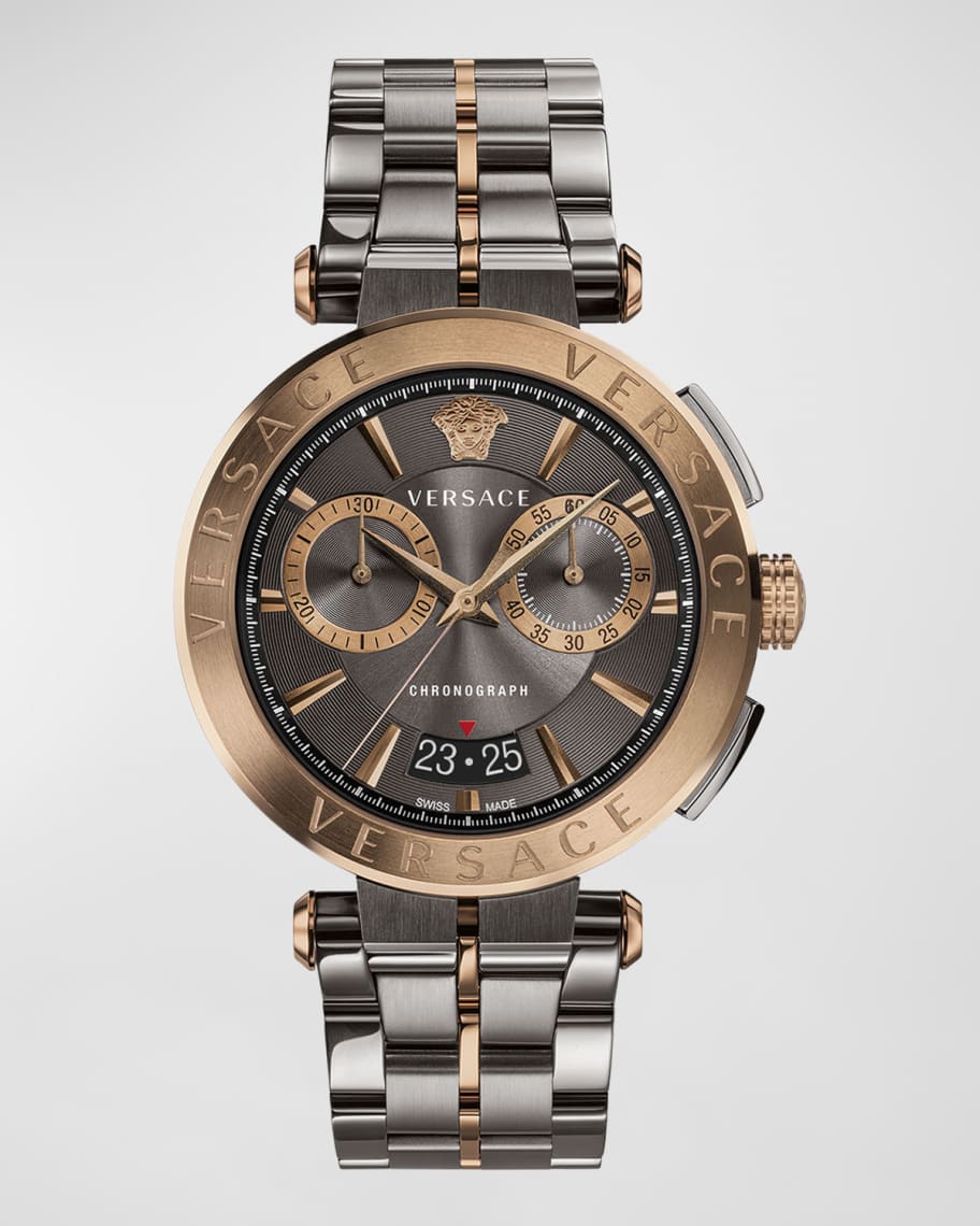 Versace Men's Aion Chronograph Two-Tone Bracelet Watch, 45mm | Neiman ...