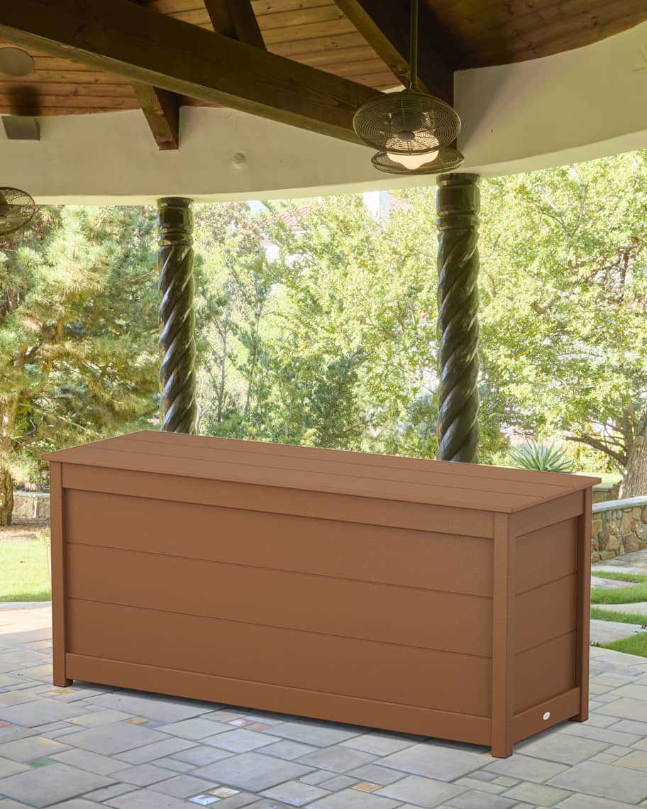 POLYWOOD 68" Console Table With Storage | Neiman Marcus