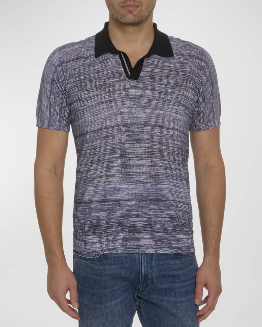 Robert Graham Men's Static Polo Sweater | Neiman Marcus
