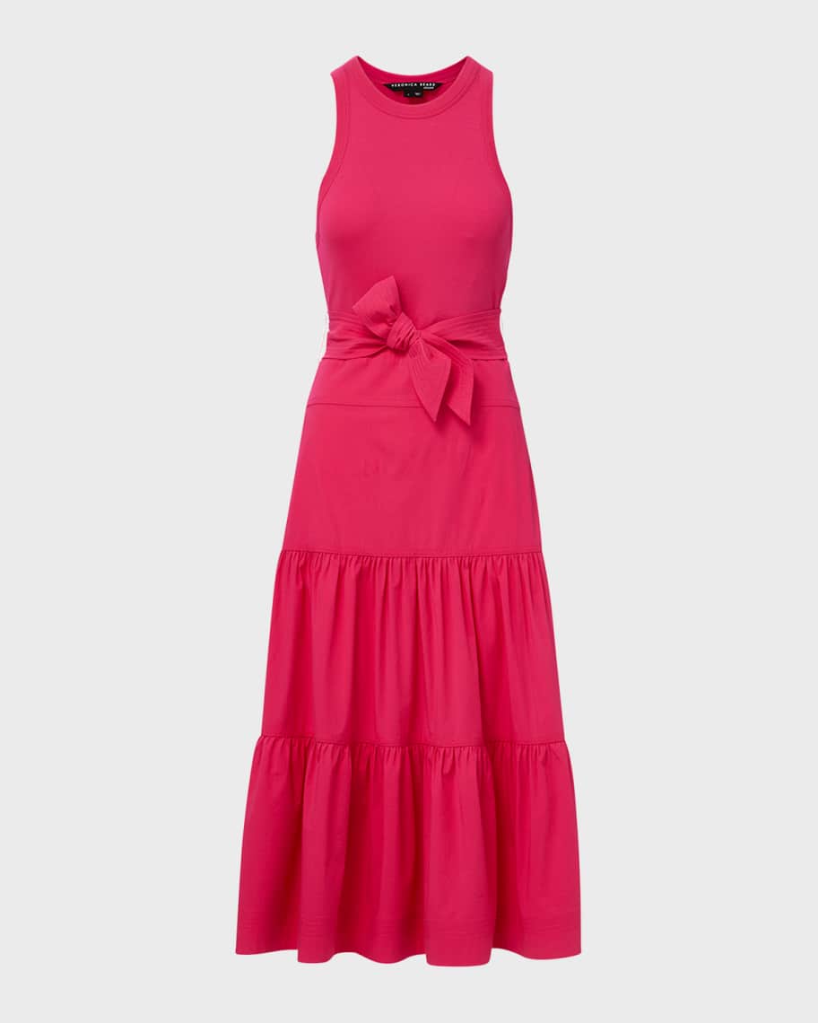 Veronica Beard Austyn Sleeveless Tiered Maxi Dress | Neiman Marcus