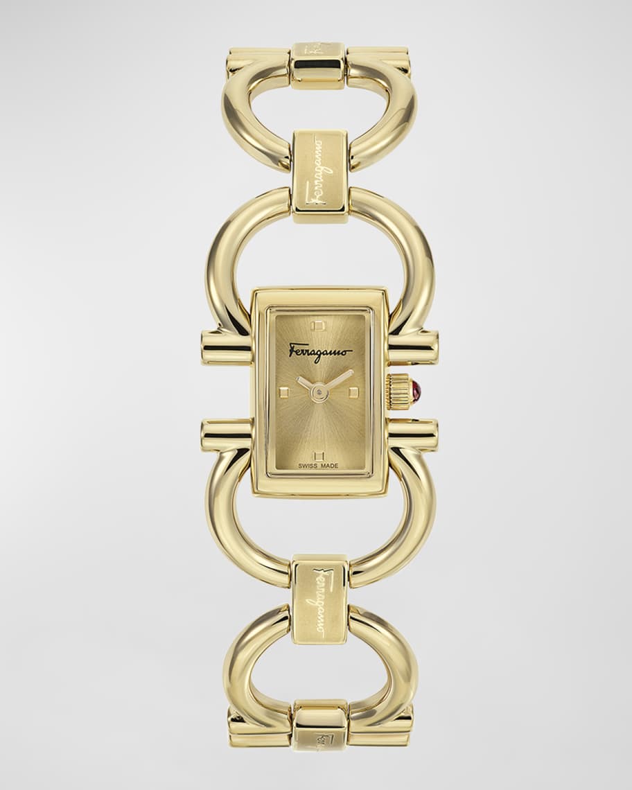 Ferragamo Double Gancini Mini Bracelet Watch | Neiman Marcus