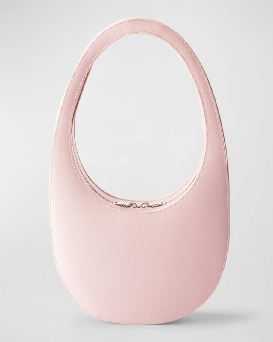 Coperni Swipe Zip Satin Shoulder Bag | Neiman Marcus