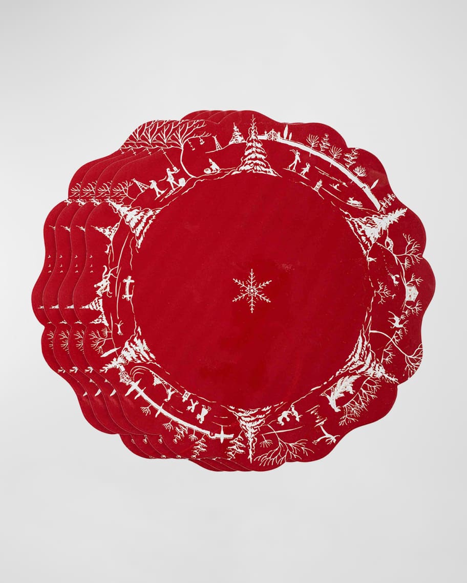 Juliska Country Estate Winter Frolic Placemats, Set of 4 | Neiman Marcus