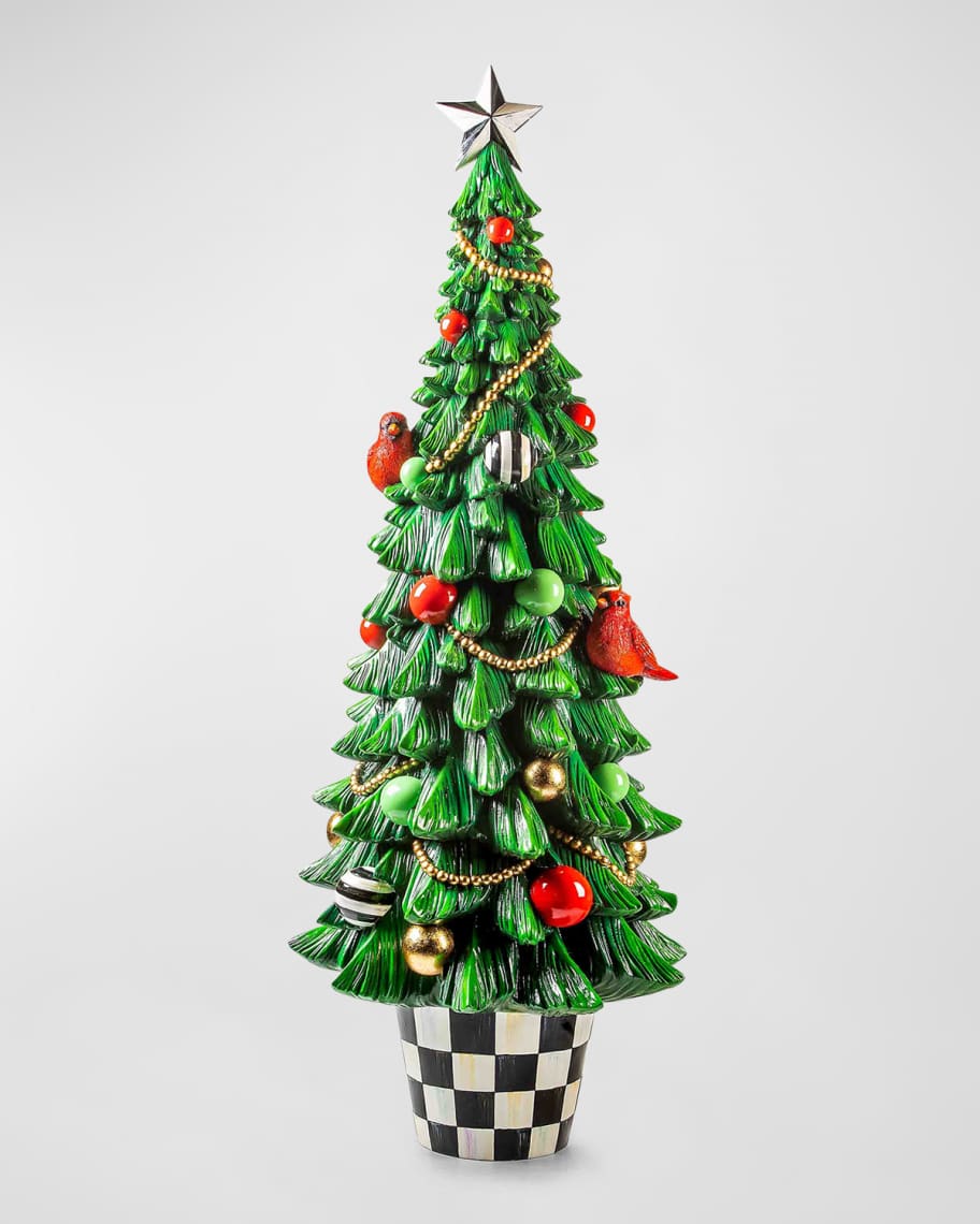 MacKenzie-Childs Jolly Holiday Trophy Tree | Neiman Marcus
