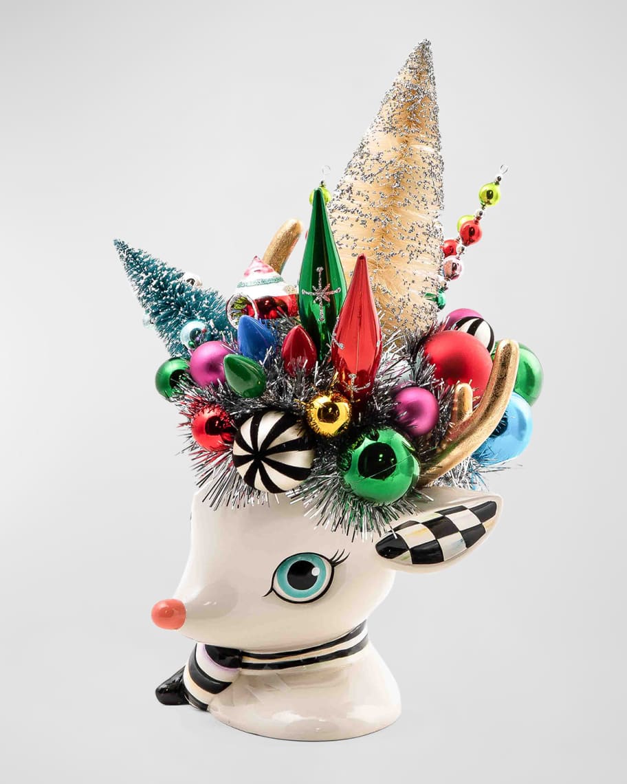 MacKenzie-Childs Granny Kitsch Deary Deer Centerpiece Decor | Neiman Marcus