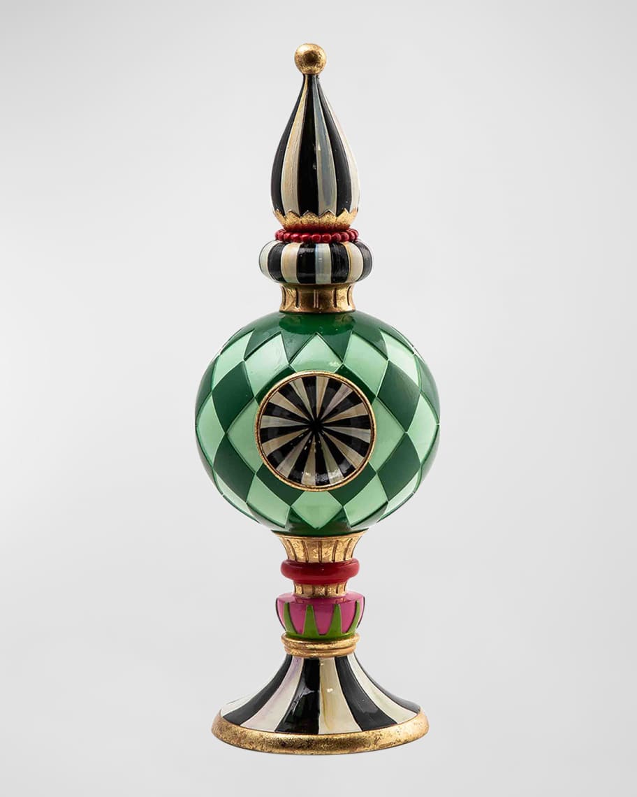 MacKenzie-Childs Small Granny Kitsch Finial Candle Holder | Neiman Marcus