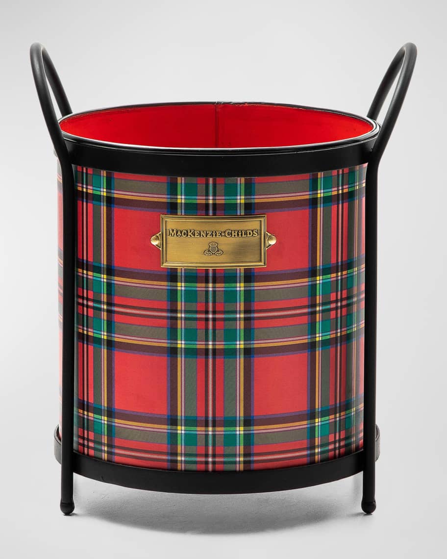 MacKenzie-Childs Tartastic Kindling Holder | Neiman Marcus