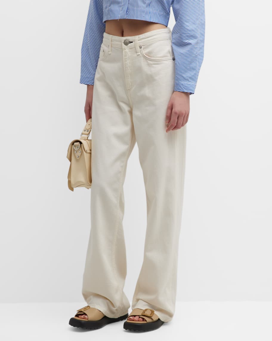 Rag & Bone Featherweight Logan Wide-Leg Jeans | Neiman Marcus