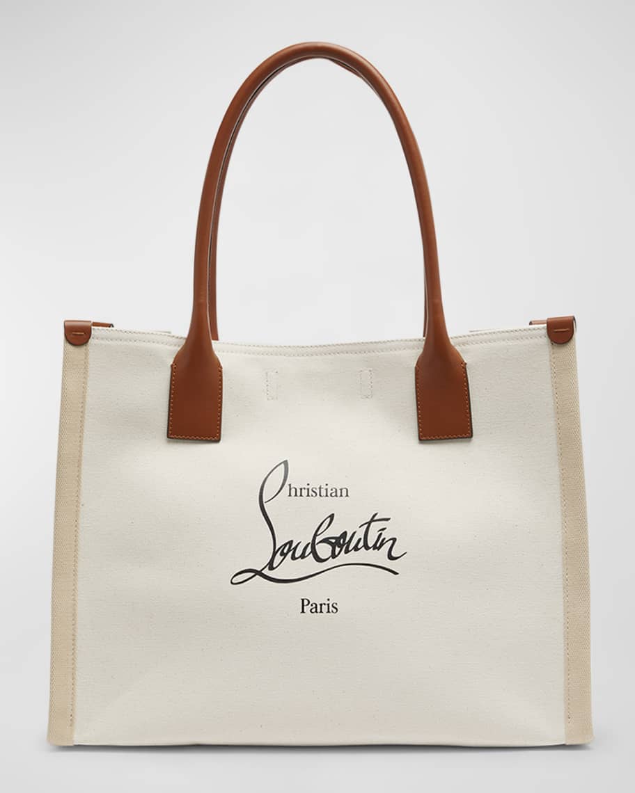 Christian Louboutin Nastroloubi Large Tote in Canvas | Neiman Marcus