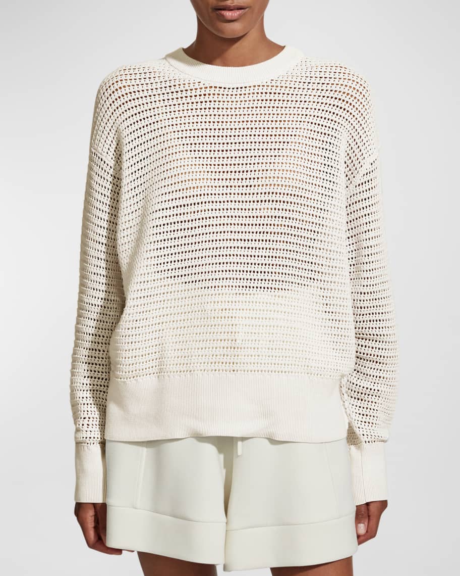 Varley Kershaw Open-Knit Sweater | Neiman Marcus